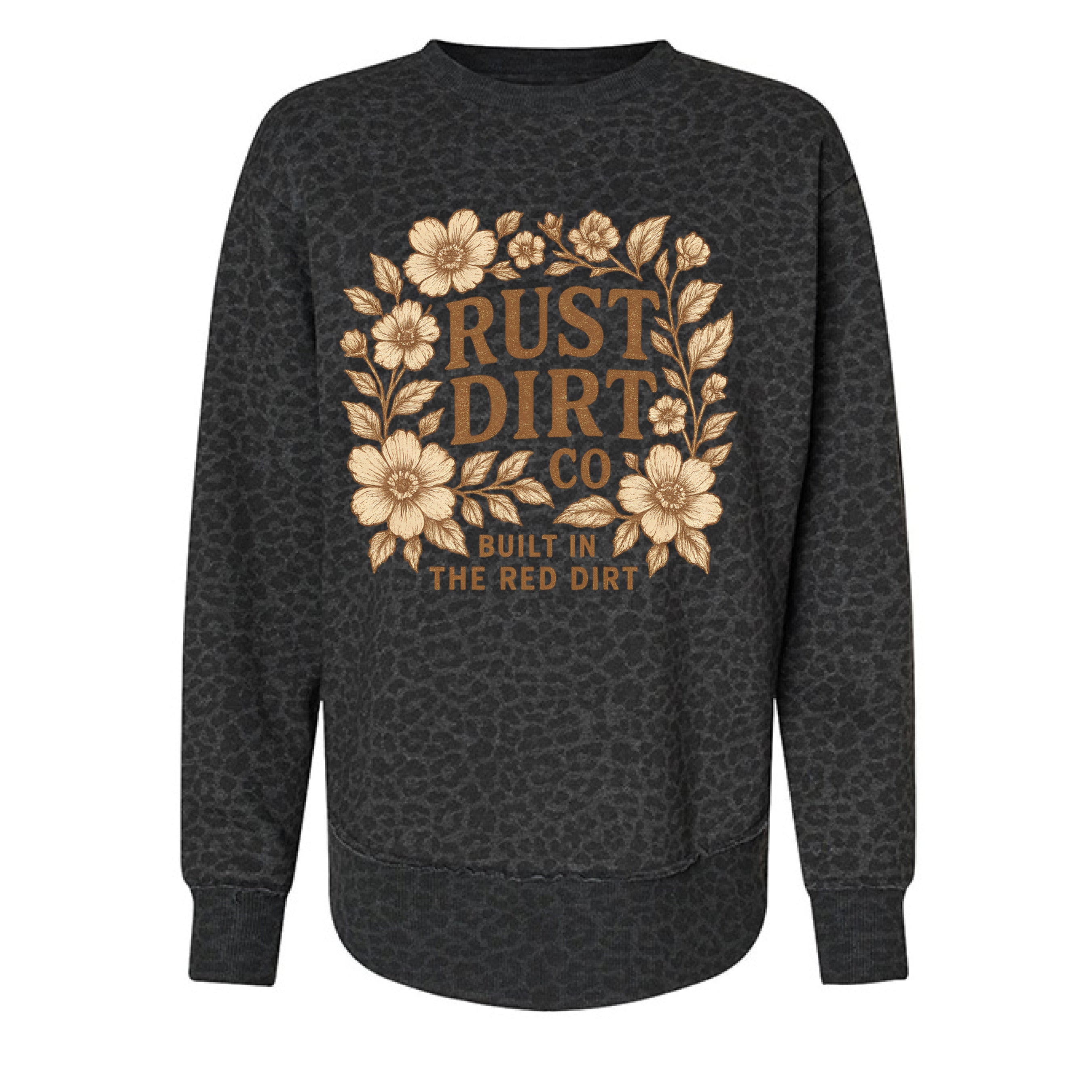Rust Dirt Co Fleece Floral